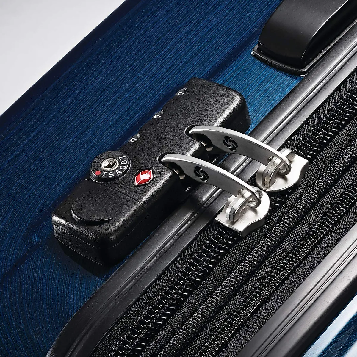 Samsonite Winfield 2 Hardside Expandable Luggage with Spinner Wheels, Deep Blue, Checked-Large 28-Inch