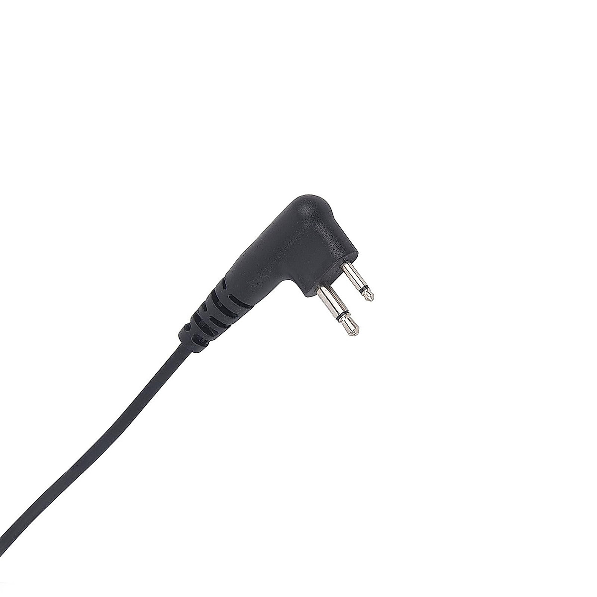 Pdflie 2 Pin M1 Throat Mic Headset with PTT Mic FBI Security Acoustic Tube Earpiece for Motorola Mag One BPR40 CLS1110 CLS1410 CP185 CP200 CP200D DLR1020 DLR1060 DTR650 DTR700 RDM2070D RDU4100 Radios