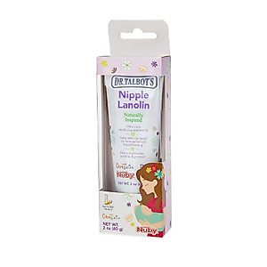 Dr. Talbot's Naturally Inspired Nipple Lanolin to Moisturize, Soothe & Protect, Ultra Pure Medical Grade, Baby Safe