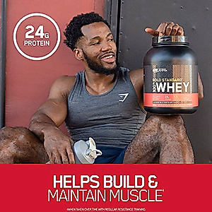 Optimum Nutrition Gold Standard Whey Vanilla Ice Cream -- 5 lbs