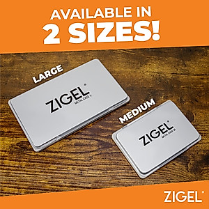 Metal Case Stamp Pad Medium Size, Dry - Size: 3" x 4" - Choose from 15 Ink Colors