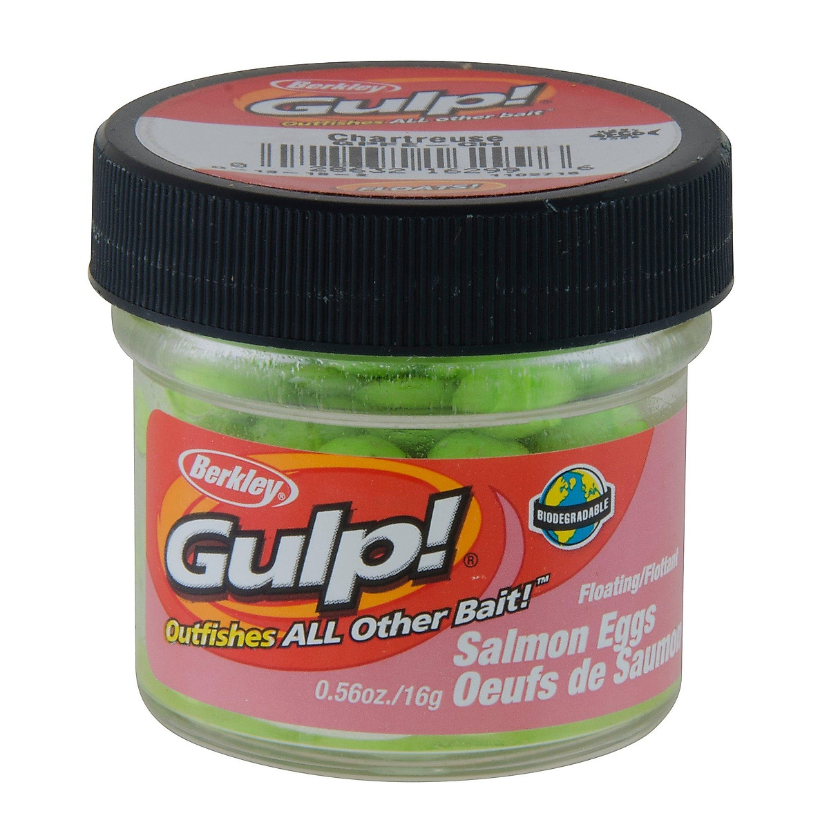 Berkley Gulp! Floating Salmon Eggs , Chartreuse , 0.56-Ounce