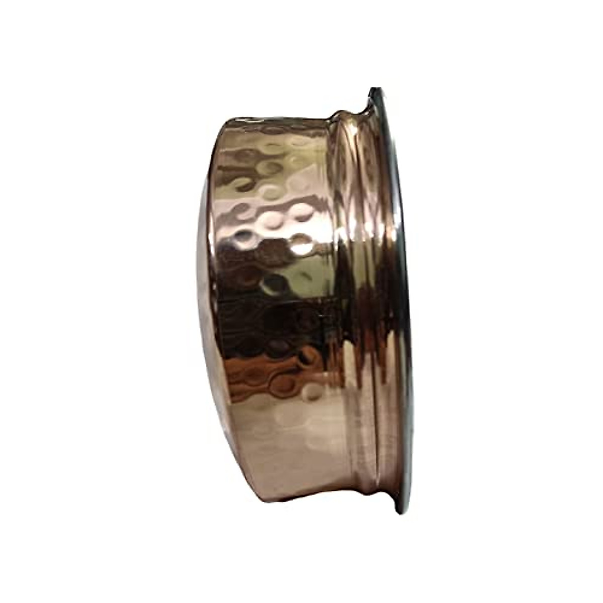 Bona fide pure Copper Tableware and serve ware Serving Bowl Indian Handi Set copper bowl set, Copper Stainless Steel Serving Dishes For Serving,Traditional 300 ml and 600 ml set(14 cm and 16 cm)