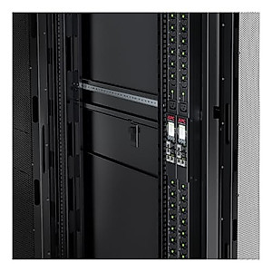 APC NetShelter Switched Rack PDU, 9000 Series, APDU9941, 0U Vertical, 200V-240V, 30A, NEMA L6-30P, 9.8' Cord, Black
