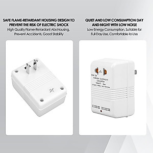 70W 110V/120V to 220V/240V Step up/Down Travel Adapter Voltage Converter Transformer(CN Standard Plug