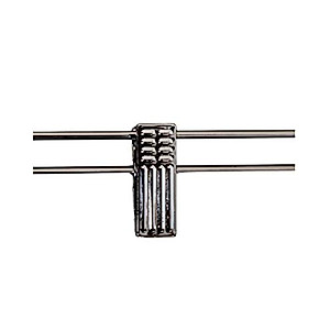NAHANCO SKT12 12” Commercial Metal Skirt Pant Hanger, Chrome (Pack of 100)