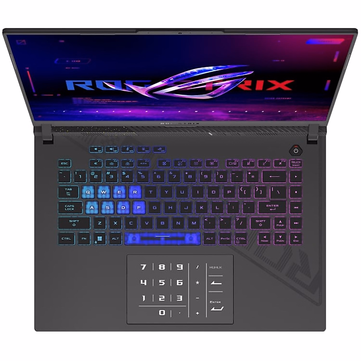 ASUS ROG Strix G16 Gaming Laptop 16.0" 165Hz WUXGA (Intel Core i7-13650HX, 64GB DDR5, 2x1TB PCIe SSD RAID 1 (1TB), MUX GeForce RTX 4050 6GB, RGB KYB, Thunderbolt 4, WiFi 6E, Win11H) w/Dockztorm Hub