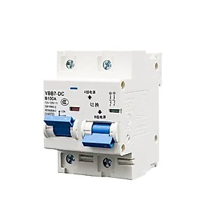 1PCS 12v-125v DC Circuit Breaker 2P Power Switch Protection Switch 80A100A125A150A200A250A Battery Protector asynchronous Switch (Size : KL4-3b, Color : 150A)