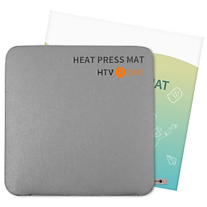 HTVRONT Heat Press Mat for Cricut: Heat Press Pad 11.5"x11.5" for Craft Vinyl Ironing Insulation Transfer, Double Sides Applicable Heat Mat for Heat Press Machines