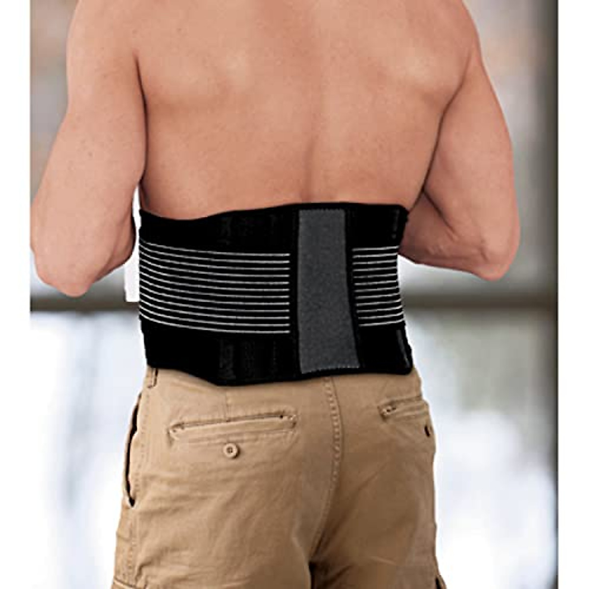 ACE Back Brace, Doctor Developed, Adjustable, Black
