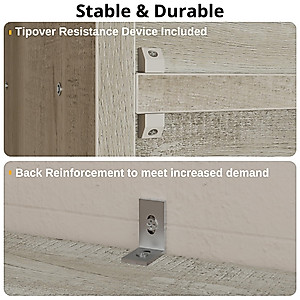 IRONCK Industrial Bookshelves and Bookcases with Doors 11.8 in Depth Set of 2 Floor Standing 5 Shelf Display Storage Shelves Bookcase Home Decor Furniture for Home, Office, Living Room, Bedroom