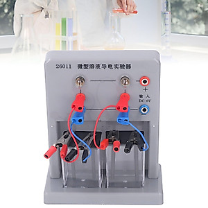 Micro Solution Conductivity Tester LED Electrolyte Solution Electrical Conductivity Detector for Chemistry Experiment