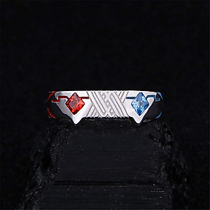 Shopular Anime 02 Zero Two Fashion Rings Silver Ring Adjustable Cosplay Props Jewelry Gift New