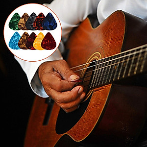 Guitar Fingertip Protectors - 40 Pcs Silicone Guitar Finger Guards Protection Covers Caps for Guitar Ukulele Bass, Sewing and Embroidery (5 Sizes) (Transparent)
