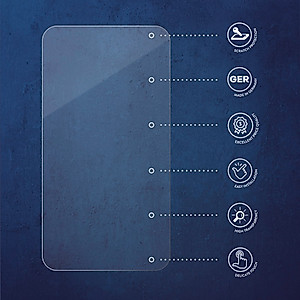 savvies Screen Protector Compatible with Nintendo Gameboy Advance SP (housing) Protection Film Clear 6-Pack