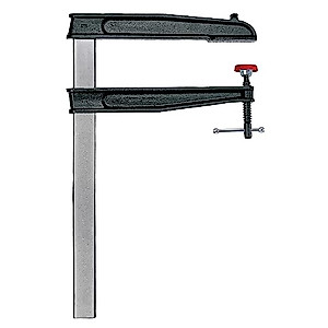 BESSEY Deep Reach Tradesman's Bar Clamp - 20 In. Throat x 24 In - CDS24-10WP - Woodworking Clamps with Wooden Handle, Ideal for Home Improvement, Workbench Projects, carpentry and Cabinetry