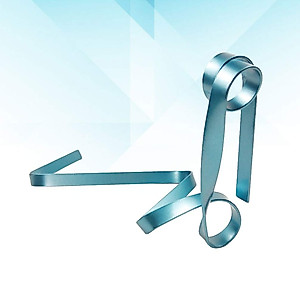 1pc Iron Decoration Rack Suspension Holder Decorative Home Bracket Floating Bottle for Ribbon Wine Novelty Suspended Office Rope Stand Table Silk Sky-blue