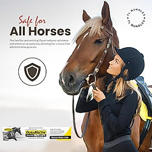 Duramectin Ivermectin Paste Horse Wormer 6.08 Grams (3 Pack) + TL BUNDLES Sticker Included