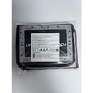 Anlising 2 Pieces Portable Travel Prayer Mat with Compass, Waterproof Polyester Prayer Rug, Muslim Travel Prayer Mat, for Ramadan Gifts (60cm×100cm)