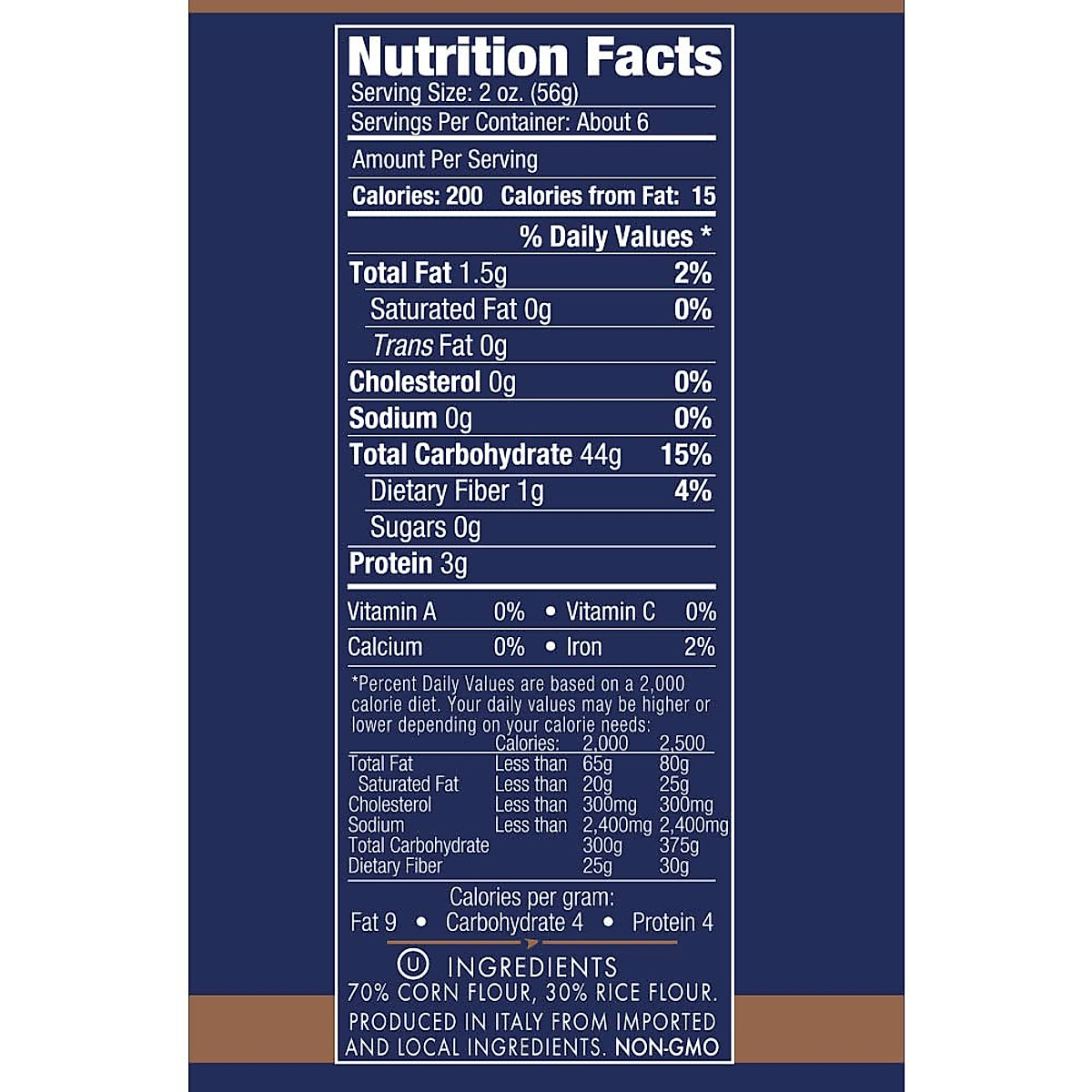 DeLallo Gluten Free Orzo Pasta, Made with Corn & Rice, Wheat Free, 12oz Bag, 2-Pack