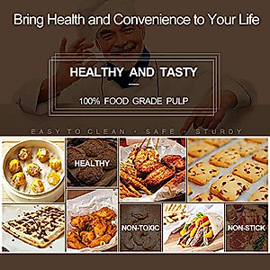 BGTOOL Patty Paper Sheets for 5 Inch Burger Press (400 pcs) Round Hamburger Non-Stick Heat Resistant Circle Wax Parchment Paper Maker Cook Bake Steaming Grill BBQ Barbecue Total 800pcs(2)