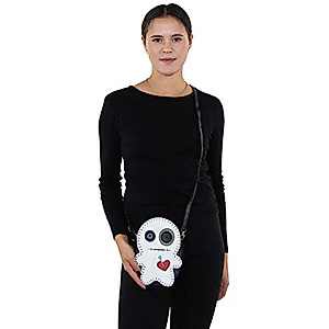 WonderMolly Stitched Voodoo Doll Shoulder Crossbody Bag