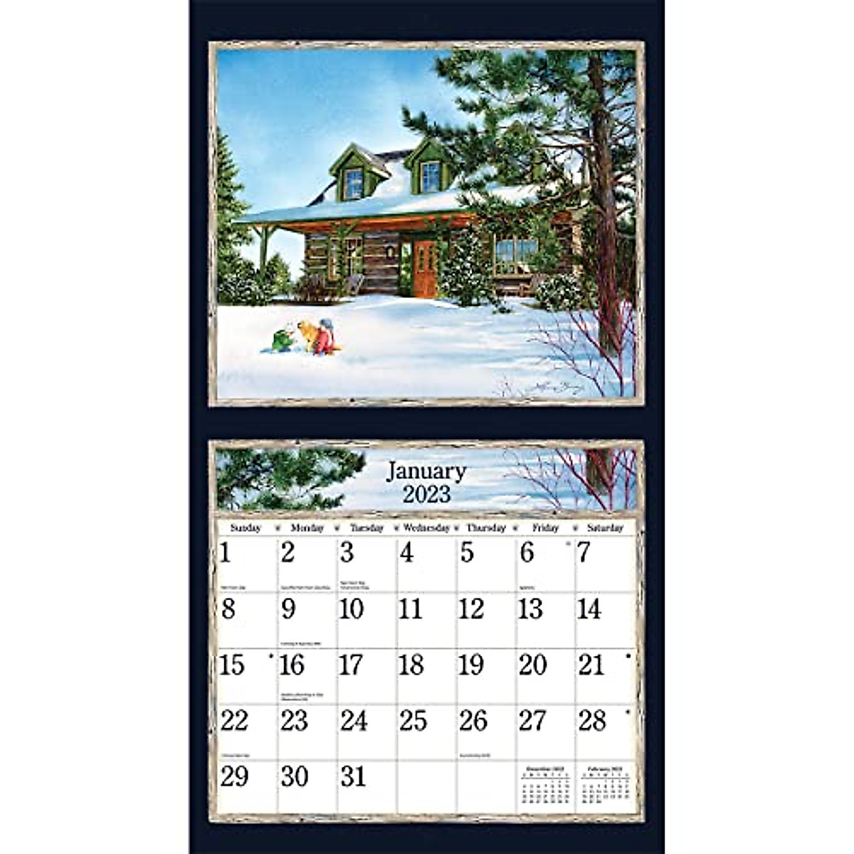 LANG COUNTRY WELCOME 2023 WALL CALENDAR