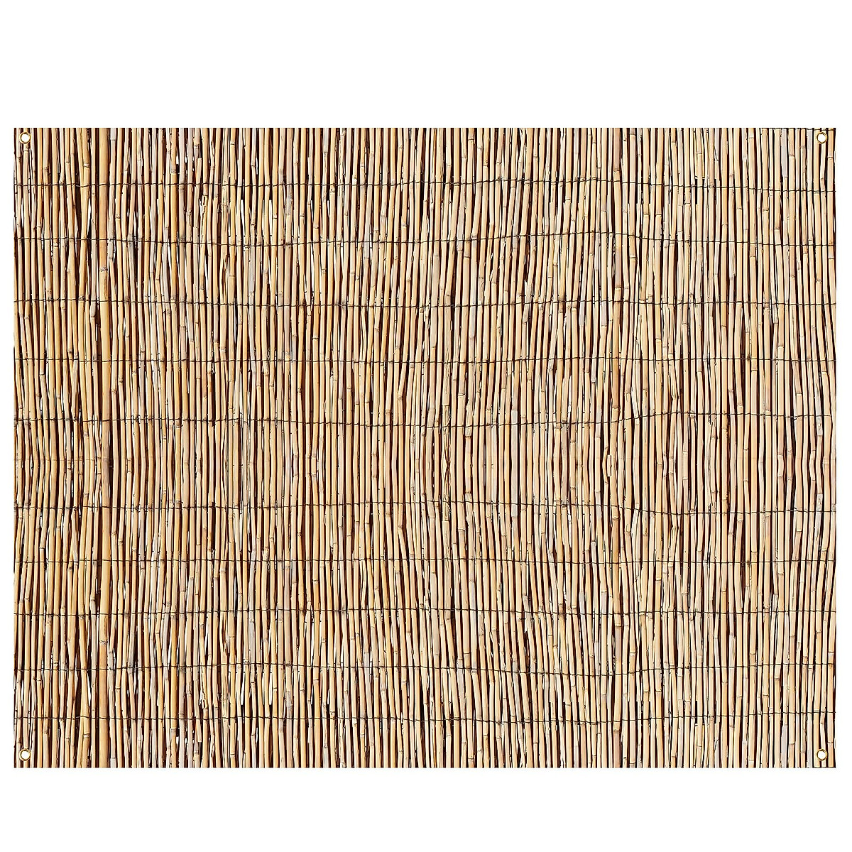 8 x 6ft Hawaiian Beach Reed Backdrop Aloha Luau Party Tiki Bar Decorations Polyester Fabric Photography Backdrop for Photoshoot