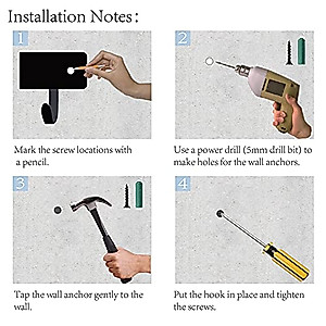 CREATCABIN Key Holder Metal Space Theme Universe Space Hook Hanger Wall Decorative Mounted Coat Hanger Design Organizer Rack with 6 Hooks for Wall, Bathroom, Kitchen, Entryway