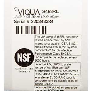 VIQUA S463RL Replacement UV Lamp for VIQUA S5Q-PA system