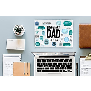 OJsensai Joke Fathers Day Card for Dad, Birthday Card for Dad, Emergency Extra Funny Joker Greeting Card for the Father's Day Gifts, Variety Joke Card for Father, Fathers Day Card from Daughter