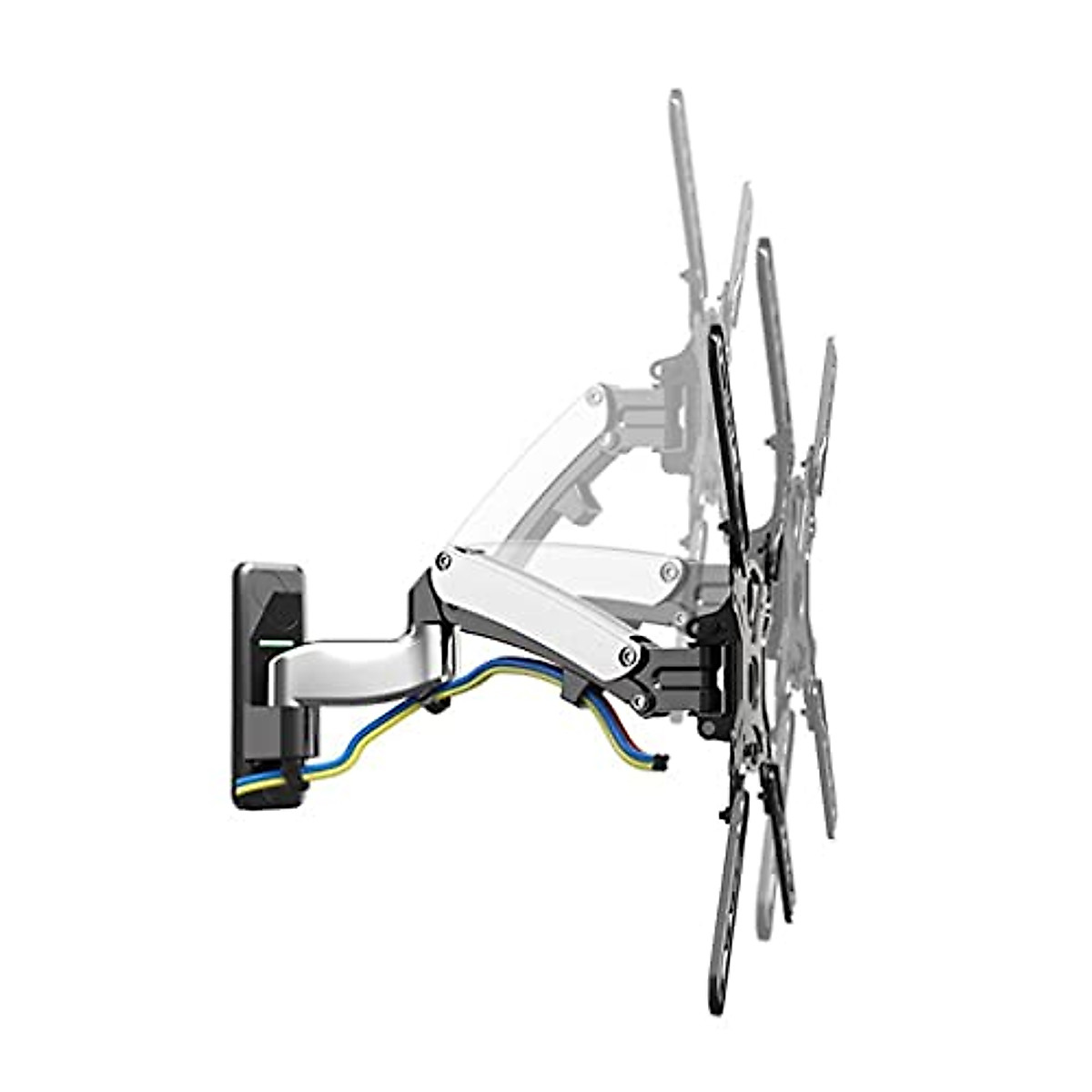 sgzyl Spring Dual Arm 40-50" 8-16kg Full Motion Monitor Wall Bracket LCD Tv Mount Holder Support