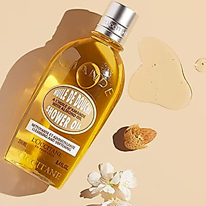 L'Occitane Cleansing & Softening Almond Shower Oil, 16.9 Fl Oz