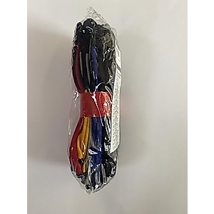 Vgo... 5-Pairs Multi-Functional Safety Work Gloves, Builder Gloves, Gardening Gloves, Light Duty Gloves, Value Pack (Size L, 5 Colors, AL8736)