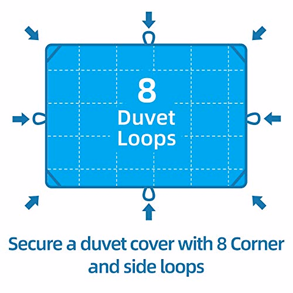 COONP All Season Queen Comforter Cooling Down Alternative Quilted Duvet Insert with Corner Tabs,Winter Warm Hotel Comforter,Machine Washable-88 x 88 Inches,Grey