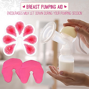 Ninja Mama Breastfeeding Ice and Heat Therapy Packs for Nursing and Pumping Moms. Pack of 2 with 2 Super Soft Washable Sleeves. Breastfeeding Supplies. Relief from Mastitis for Breast Feeding Mamas