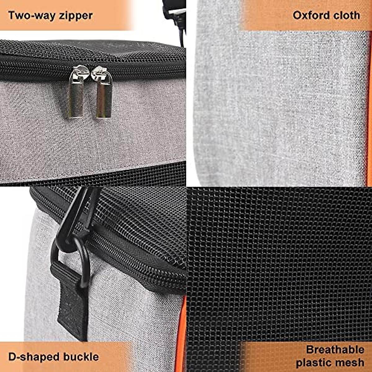 Hamster Carrier Bag,Portable Guinea Pig Travel Pouch Breathable Hamster Outgoing Bag with Adjustable Strap for Hedgehog Squirrel Guinea Hamster Pig Small Animals