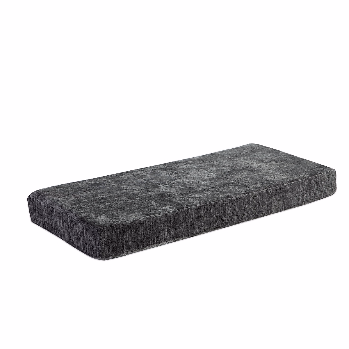 Loveboat Bench Cushion 40x18 Inch Soft Non-Slip Furniture Cushions for Bench Couch Swing Setee with Ties, Dark Grey