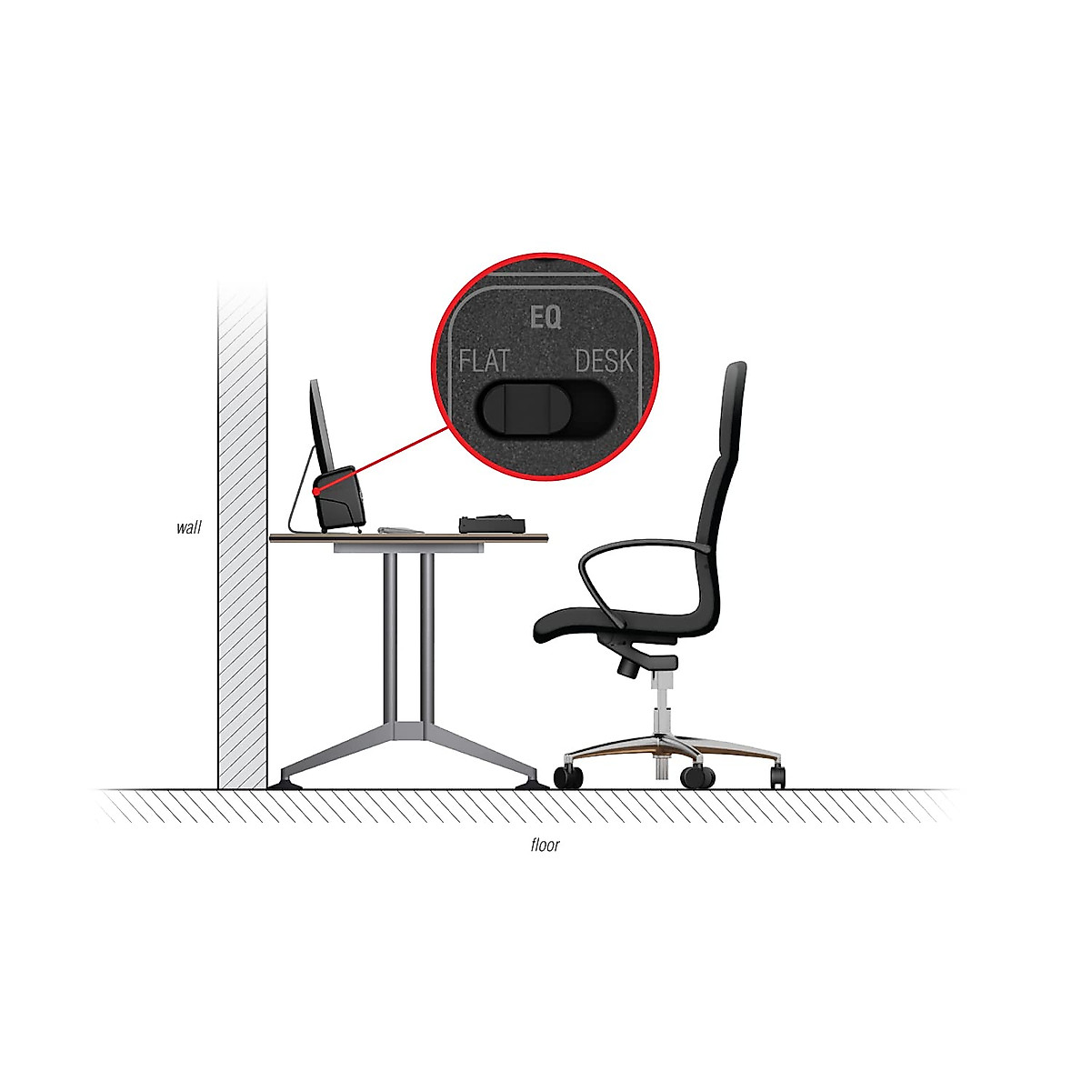 IK Multimedia iLoud Micro Monitor 50 watt portable wireless bluetooth studio reference monitors, dual speakers for music production, mixing, mastering, composing, producing and DJs