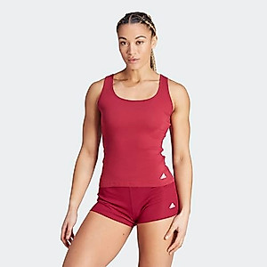 Adidas Women's Tank Top, Legacy Burgundy, XL