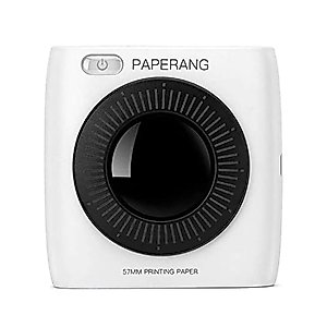 Rano RANO Paperang P2 Wireless Pocket Thermal Photo Printer, 300DPI HD Printer, Compatible with Android and iOS WHITE G-12