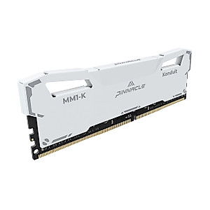 Timetec Pinnacle Konduit 16GB KIT(2x8GB) DDR4 3200MHz PC4-25600 CL16-18-18-38 XMP2.0 Overclocking 1.35V Compatible for AMD and Intel Desktop Gaming PC Memory Module RAM - White