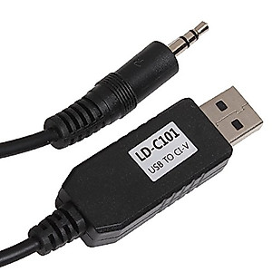 BQLZR USB CI-V CAT Cable for CT-17 IC-275 IC-756Pro Shortwave Radio Works with Ct-17 Compatible Radios and Transceivers