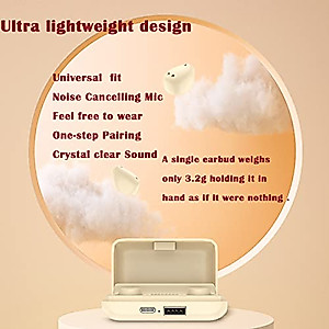 Xmenha Smallest Invisible Earbuds Hidden for Work Small Ear Canals Sleepping Sleep Earbuds Small Micro Tiny Hidden Headphones Mini Invisible Earbud Sleep Sleepping Ear Buds for Small Ears