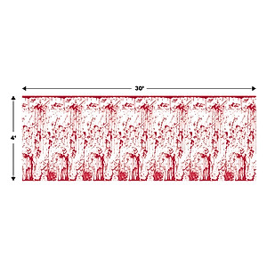 Beistle 4' x 30' Bloody Wall Backdrop (00710)