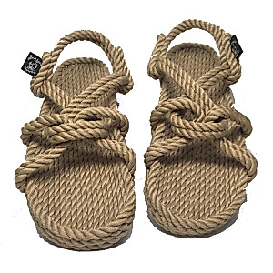 Nomadic State of Mind Rope Sandals, Mountain Momma Sandals For Men and Women, Unisex, Handmade Shoes, Straw Sandals