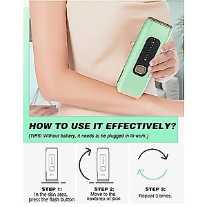 IPL Laser Hair Removal Device for Women Men at Home, Upgraded to 999,900 Flashes Permanent for Facial Legs Arms Bikini Line Whole Body Treatment