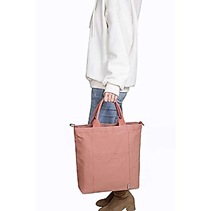 Iswee Women Canvas Shoulder Tote Bag Large Casual Handbags Work Bag Shopping Travel bag Crossbody (Black)