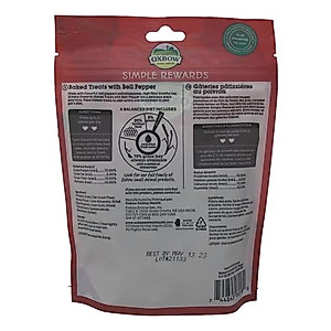 Simple Rewards Small Animal Treats 3 Flavor Variety Bundle (1) Each: Baked Apple Banana, Baked Bell Pepper, Timothy, 1.4-2 Ounces