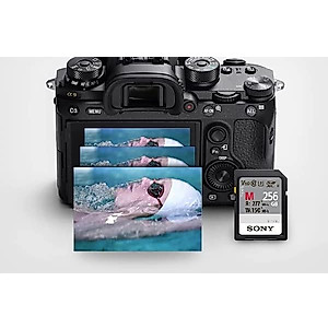 Sony M series SDXC UHS-II Card 256GB, V60, CL10, U3, Max R277MB/S, W150MB/S (SF-M256/T2)